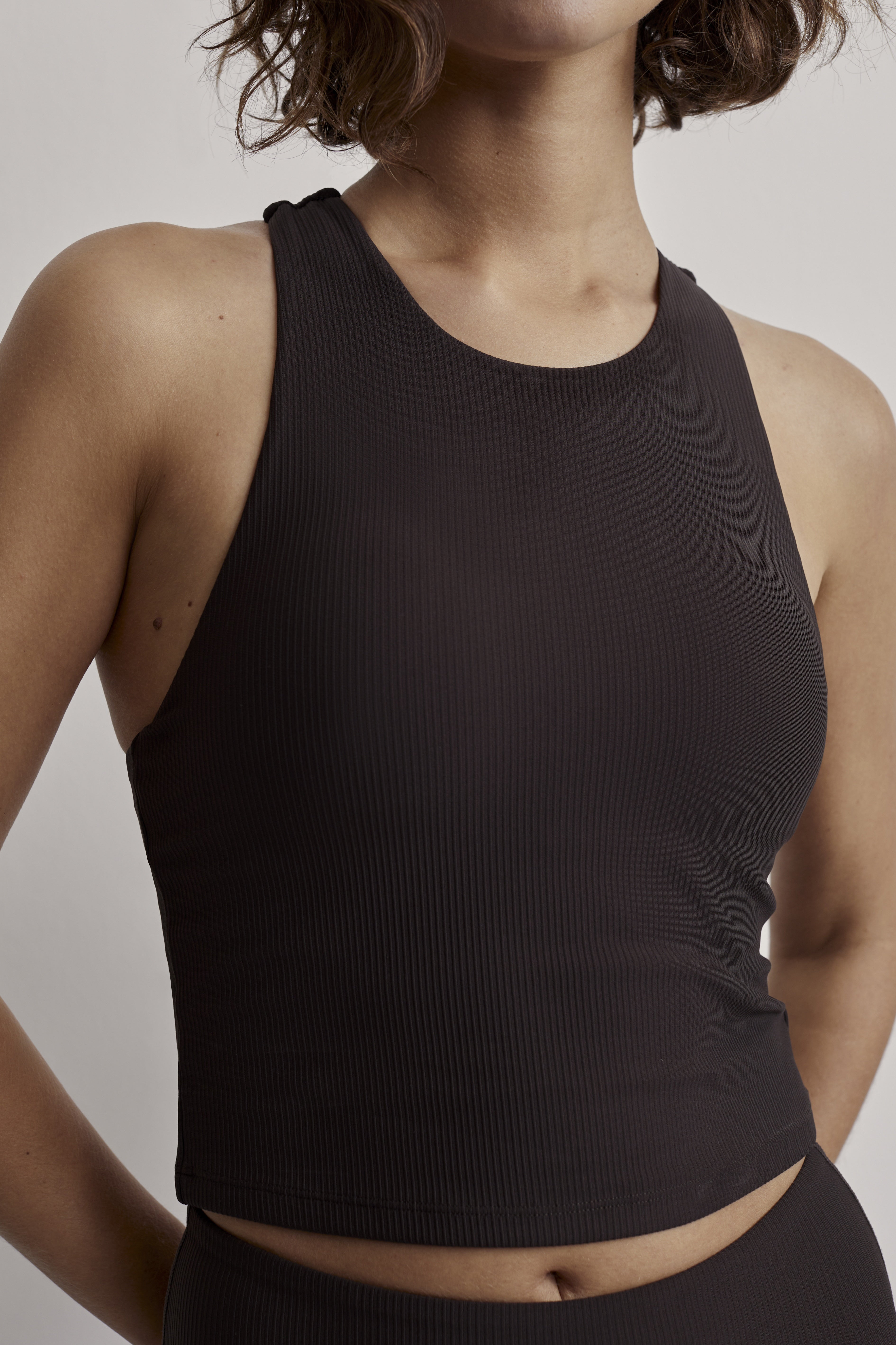 Let's Move Rib Kempton Bra Top | Chocolate | FINAL SALE - Tyde-London